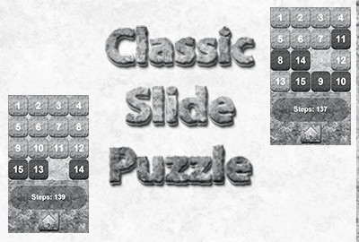 Classic Slide Puzzle - Games With Source